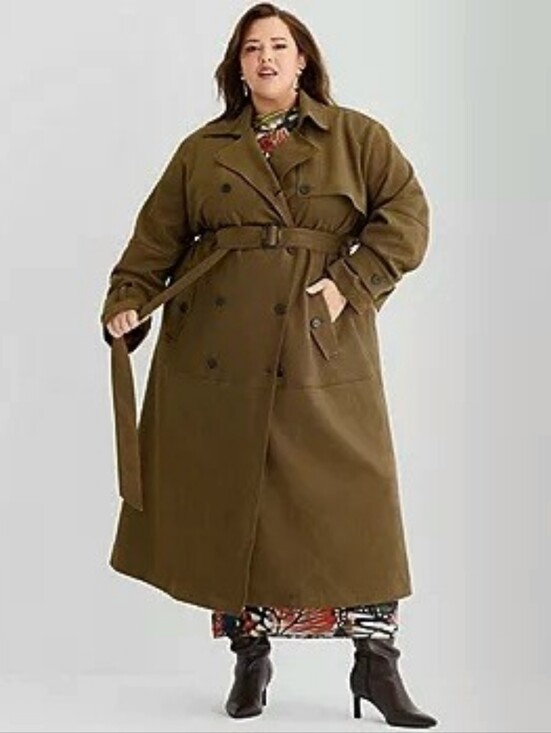 Ashley Graham | Jackets & Coats | Nwt Ashley Graham 2x Or 3x Brown Faux ...